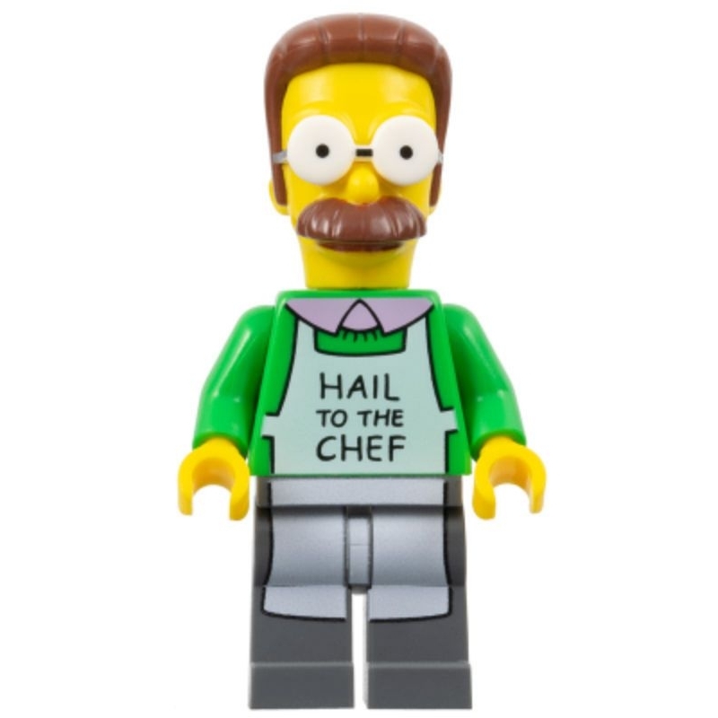 [KSG] Lego Ned Flanders with Apron or Bart | Shopee Singapore