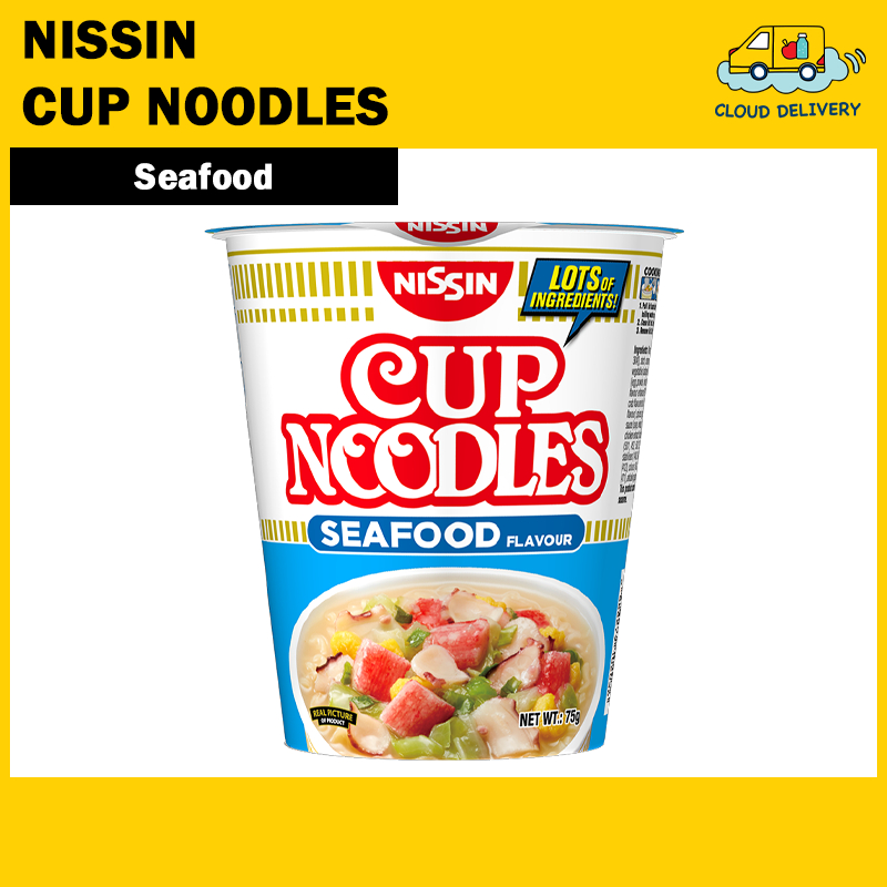 Nissin Instant Cup Noodles - Seafood Flavour | Shopee Singapore