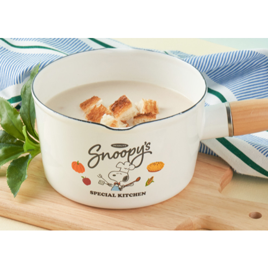 Snoopy Enameled Pot 800ml | Shopee Singapore