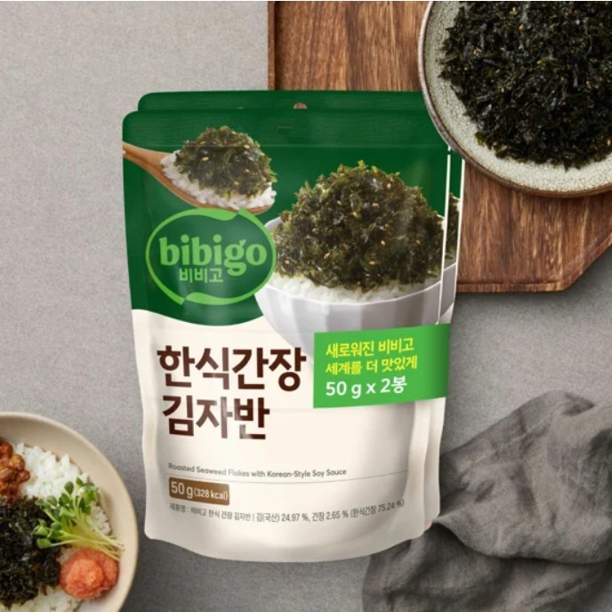 CJ Bibigo Korean Seaweed Flakes 50G 2Flavors | Shopee Singapore