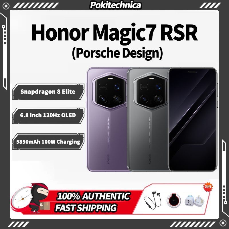 Honor Magic7 RSR/Snapdragon 8 Elite/6.8 inch 120Hz OLED/5850mAh Battery/100W Charging/Porsche ...