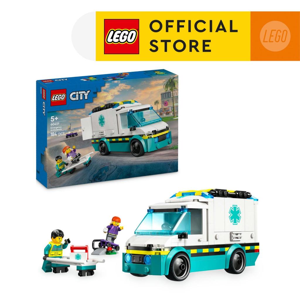 LEGO City 60451 Emergency Ambulance (184 Pieces) | Shopee Singapore