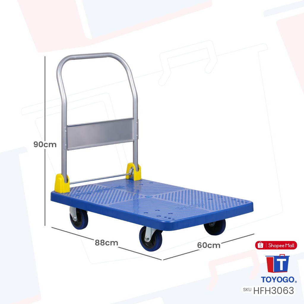 TOYOGO Heavy-Duty Delivery Trolley - up to 400KG Load Capacity (HFH3063 ...