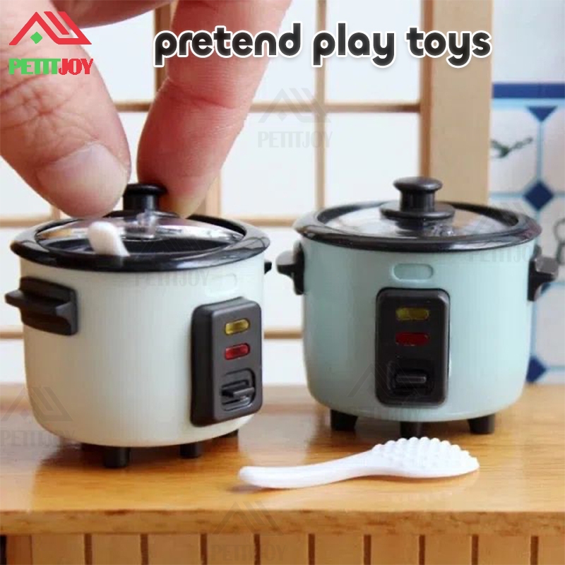 【SG】1:12 Mini Rice Cooker Toy Home Life Scene Dollhouse Supplies ...