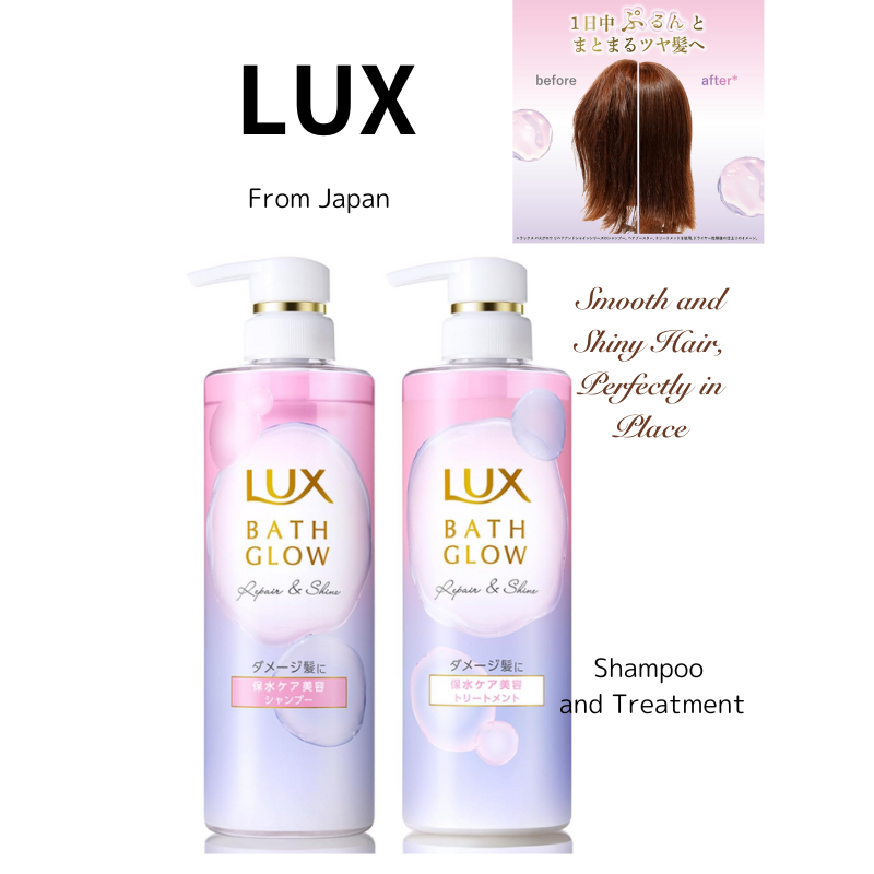 LUX Bath Glow Repair and Shine Shampoo and Treatment, with moisturizing beauty amino formula ...
