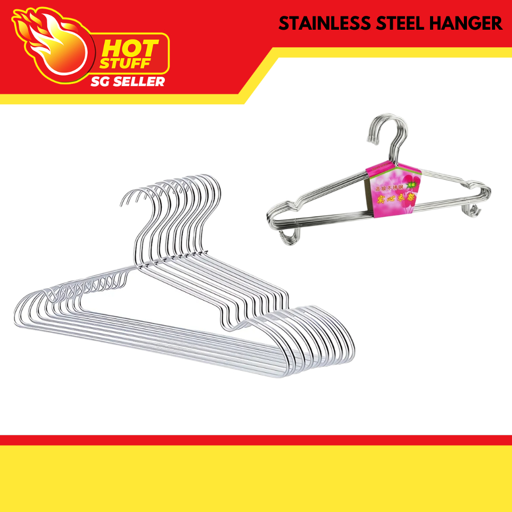 Aluminum Stainless Steel Hangers Rust-proof 10 Pieces per Order ...
