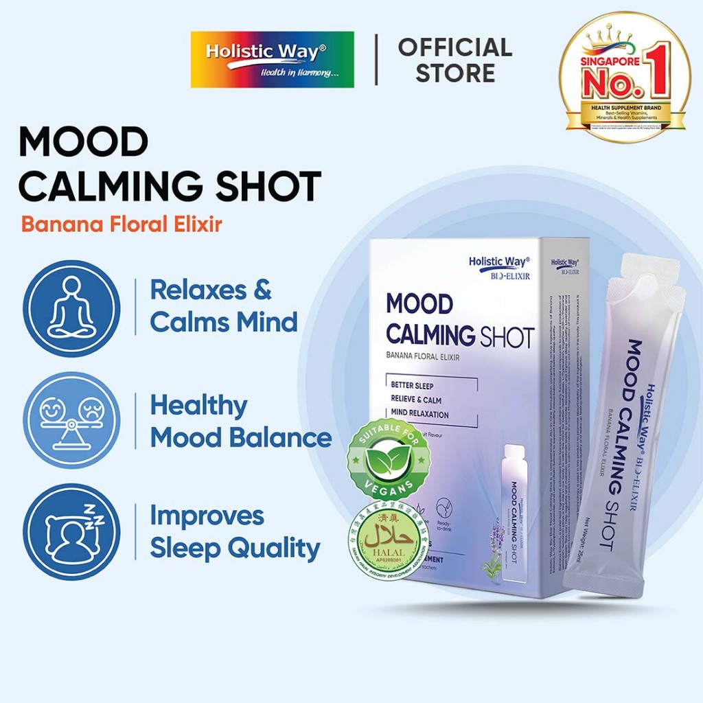 Exp: Jun 2026 Holistic Way Bio-Elixir Mood Calming Shot - Halal, Vegan ...