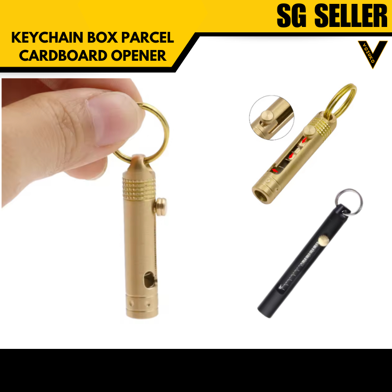 [SG SELLER] MULTI-FUNCTIONAL BOX CARDBOARD OPENER CAN USE AS KEYCHAIN ...