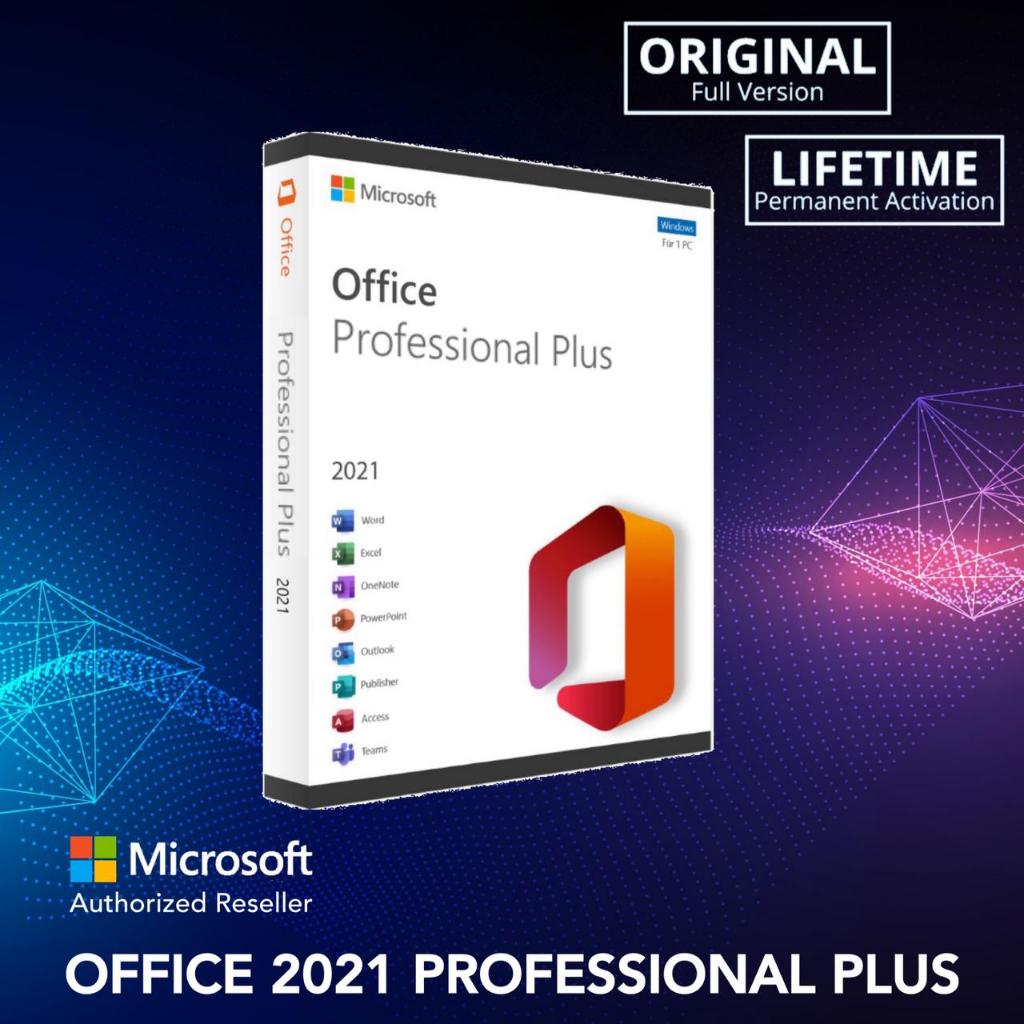 ORIGINAL Microsoft Office Professional PRO PLUS 2024 365 2021 & 2019 - LIFETIME | Shopee Singapore