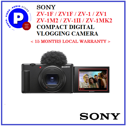 SONY ZV-1F / ZV1F / ZV-1 / ZV1 / ZV-1M2 / ZV-1II / ZV-1MK2 COMPACT DIGITAL VLOGGING CAMERA ...