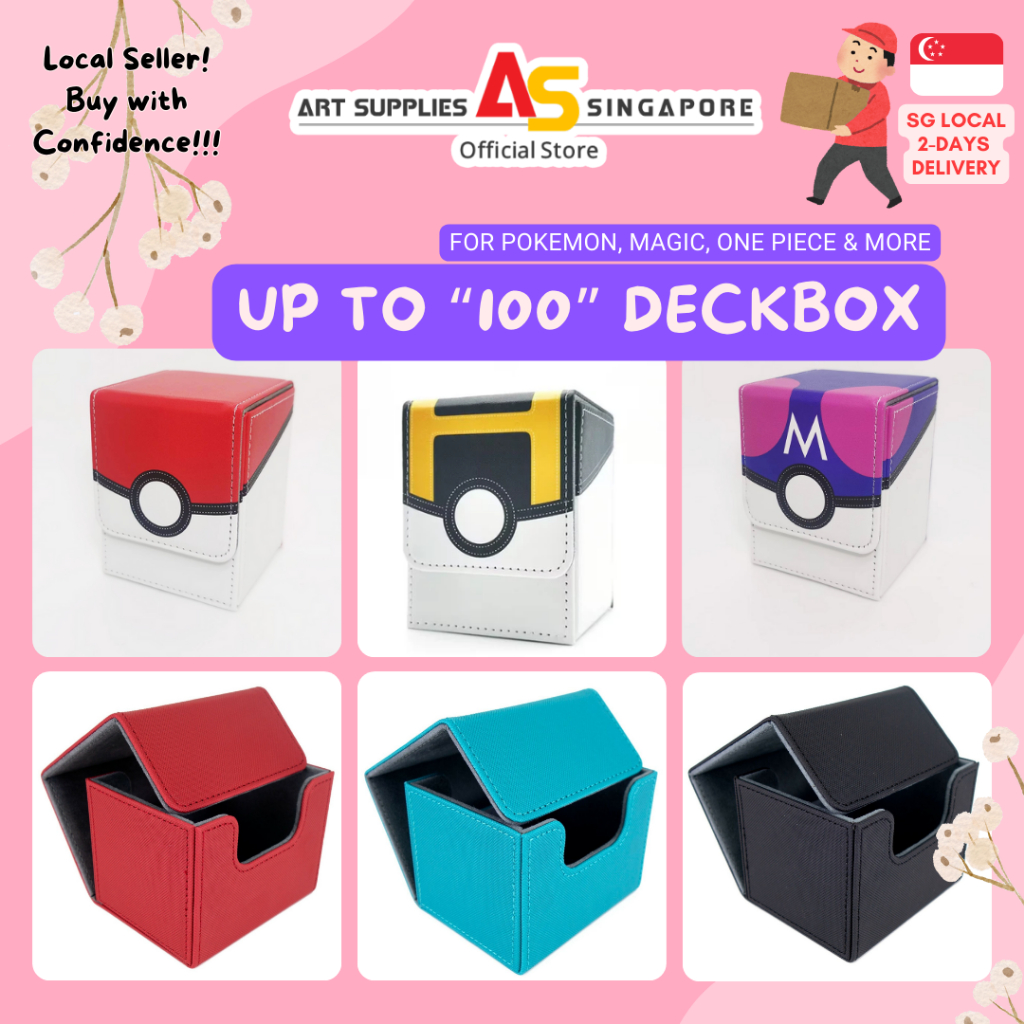 Pokemon Deck Box TCG Deck Box Card Box Trading Card Game Magnetic Clip ...