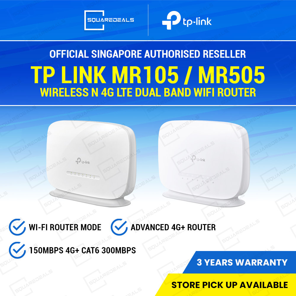 TP Link MR105 / MR505 Archer 4G LTE Router 150Mbps 4G+ Cat6 300Mbps ...