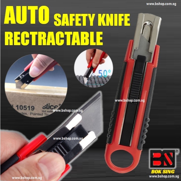 AUTO RETRACTABLE UTILITY SAFETY PEN KNIFE/ SAFETY KNIFE B-2/ SAFETY ...