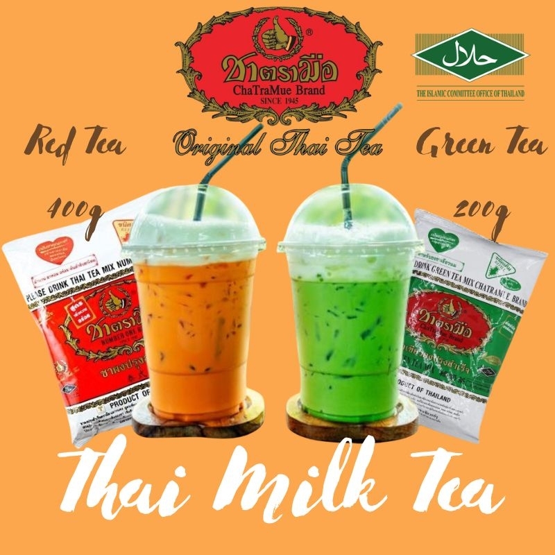thai milk tea/ red tea 400g / green tea thai 200g | Shopee Singapore