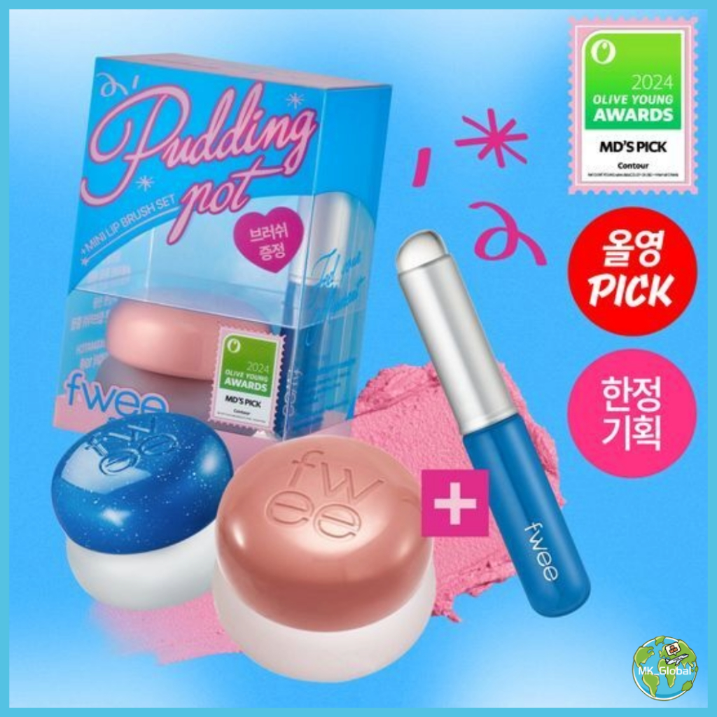Fwee Blurry Pudding Pot Lip and Cheek tint 30 colors + new BUSAN 5 ...