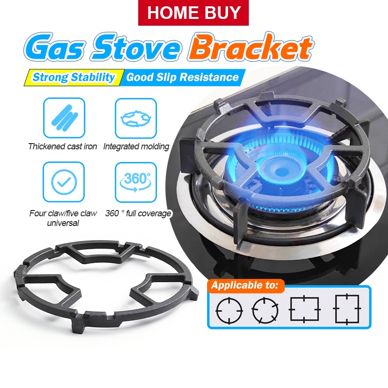 Durable Gas Stove Bracket Stand Non-Slip Pan Universal Rack Stove Moka ...