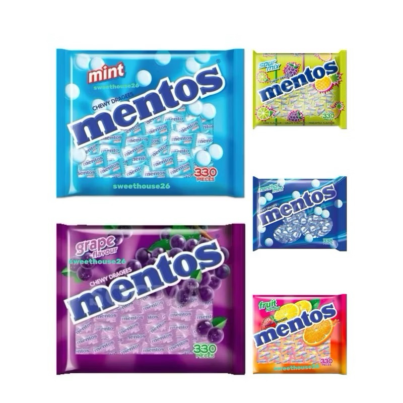 Mentos Chewy Candy 330pcs (Halal) | Shopee Singapore