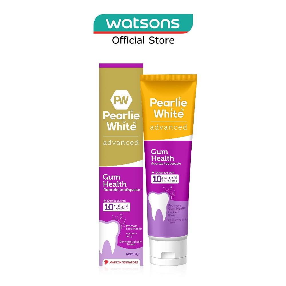 PEARLIE WHITE® Advanced Gum Health Fluoride Toothpaste 130g | Shopee ...