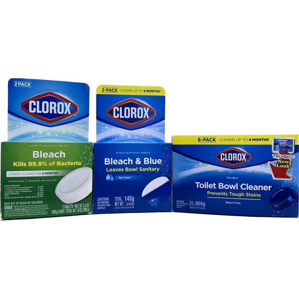 Clorox Automatic Toilet Bowl Bleach Cleaner Bleach Block/Bleach & Blue ...