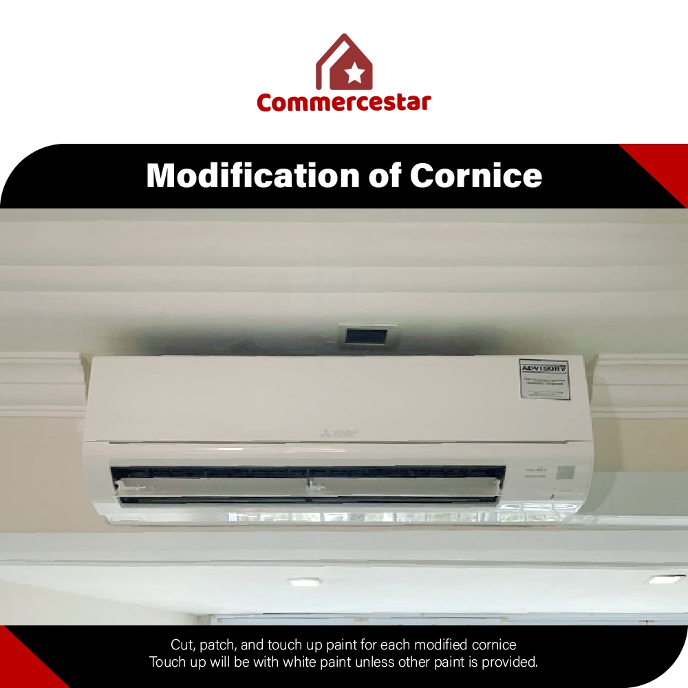 Modification of Cornice & Aircon Pelmet Installation | Shopee Singapore