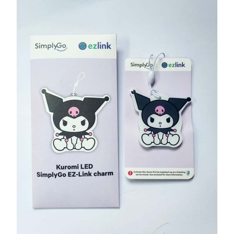 ezlink Sanrio Kuromi / My Melody Head Plush SimplyGo EZ-Link Charm | Shopee Singapore