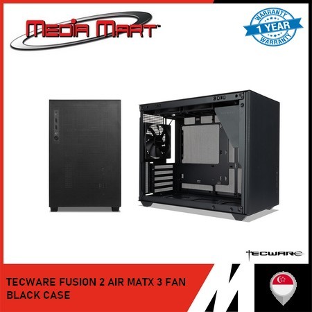 TECWARE FUSION 2 AIR MATX 3 FAN BLACK CASE | Shopee Singapore