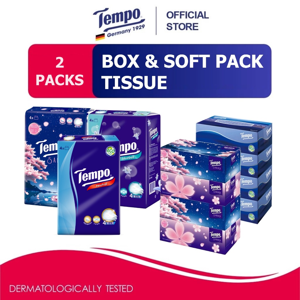 [Bundle Of 2] Tempo Soft Pack & Box Series Full Range | Shopee Singapore