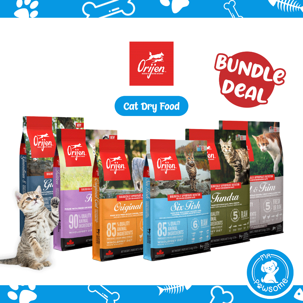 ORIJEN Cat Dry Food (1.8kg/4.5kg/5.4kg) | Shopee Singapore