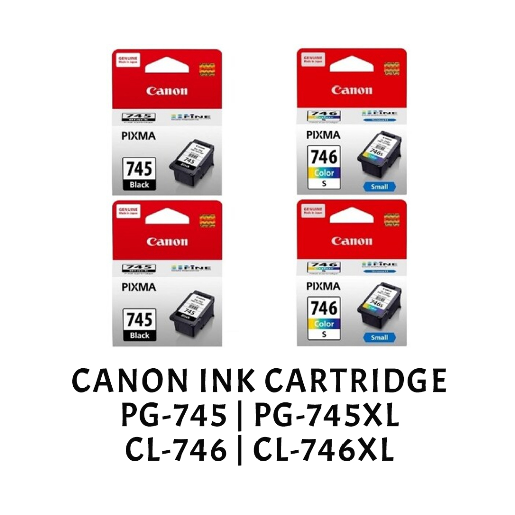 [ORIGINAL] Canon Ink PG-745 PG 745 CL-746 CL 746 PG-745XL PG 745XL CL ...