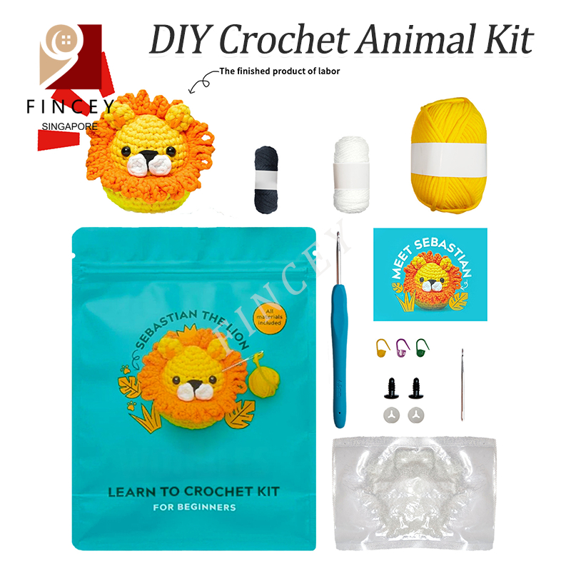 【SG】Crochet Kit for Beginner DIY Crochet Kit with Step-by-Step Video ...