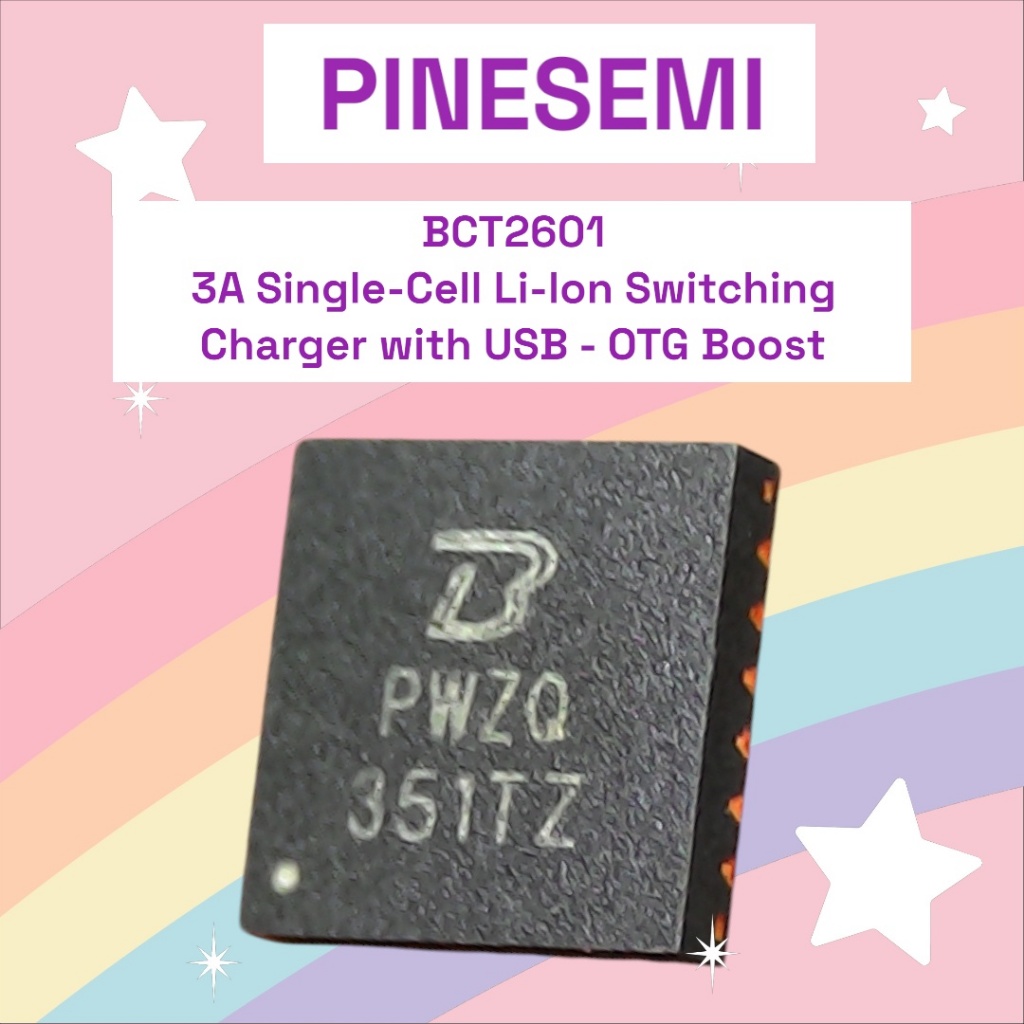 Pinesemi (20pcs) BCT2601 3.0A Single-Cell li-Lon Switching Charger with ...
