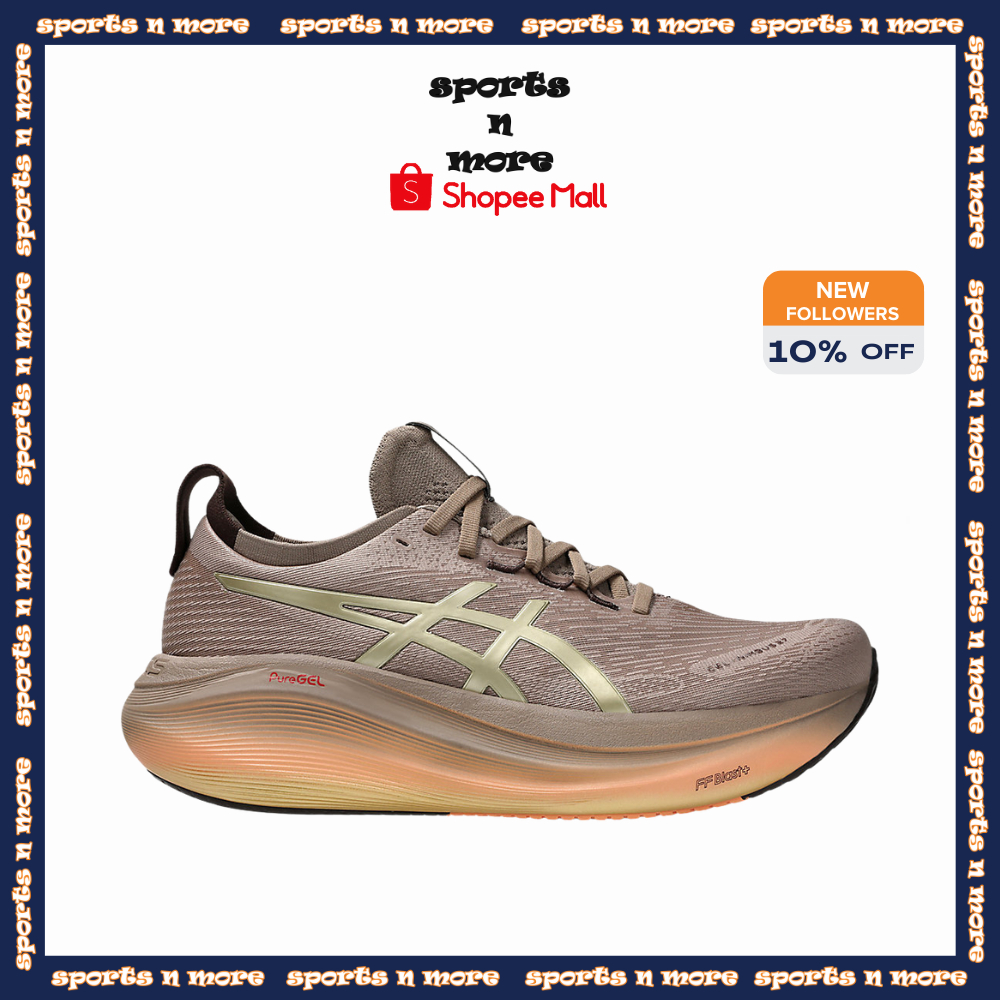 Asics GEL-NIMBUS 27 LUXE Men-Running Shoes | Luxe / Taupe Grey | 1011C030-020 (3-7 Days Delivery ...