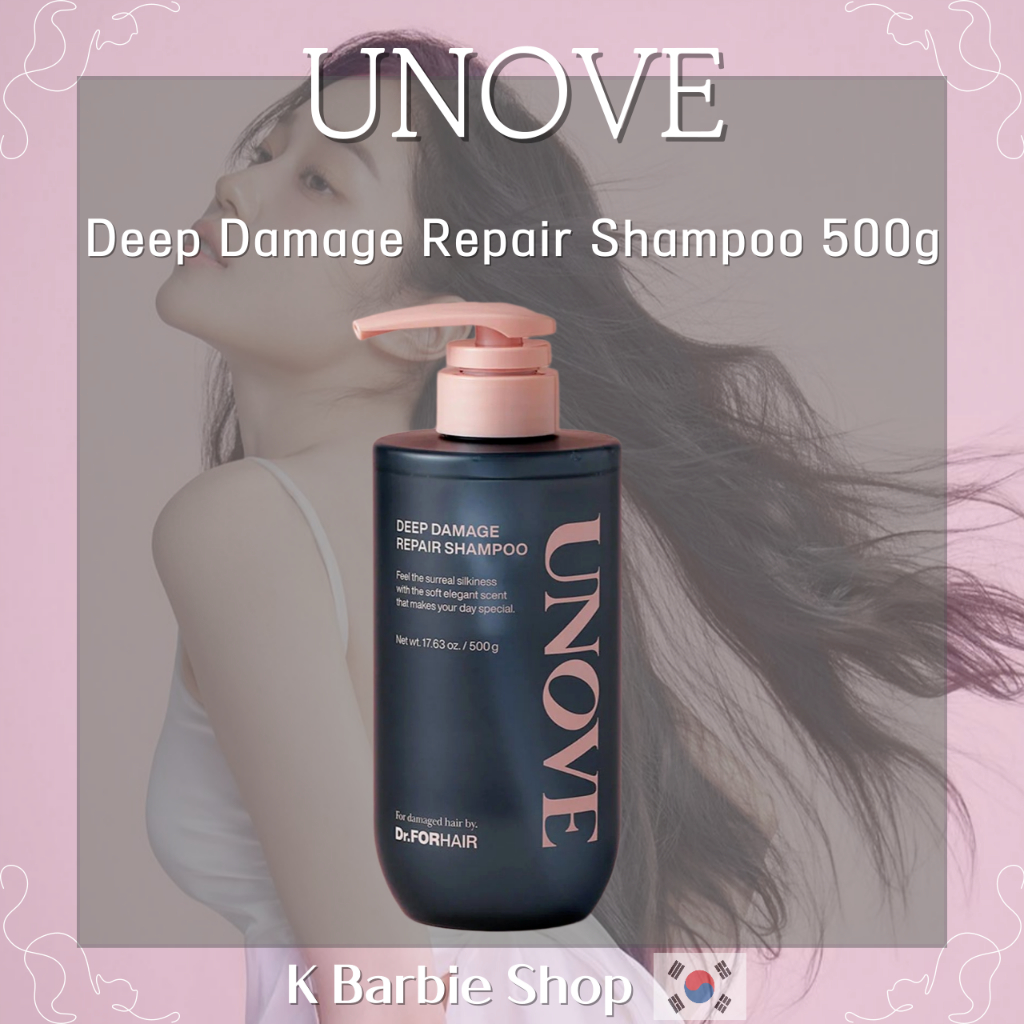 [NEW] UNOVE Deep Damage Repair Shampoo 500g x 2ea(protein ampoule shampoo) | Shopee Singapore