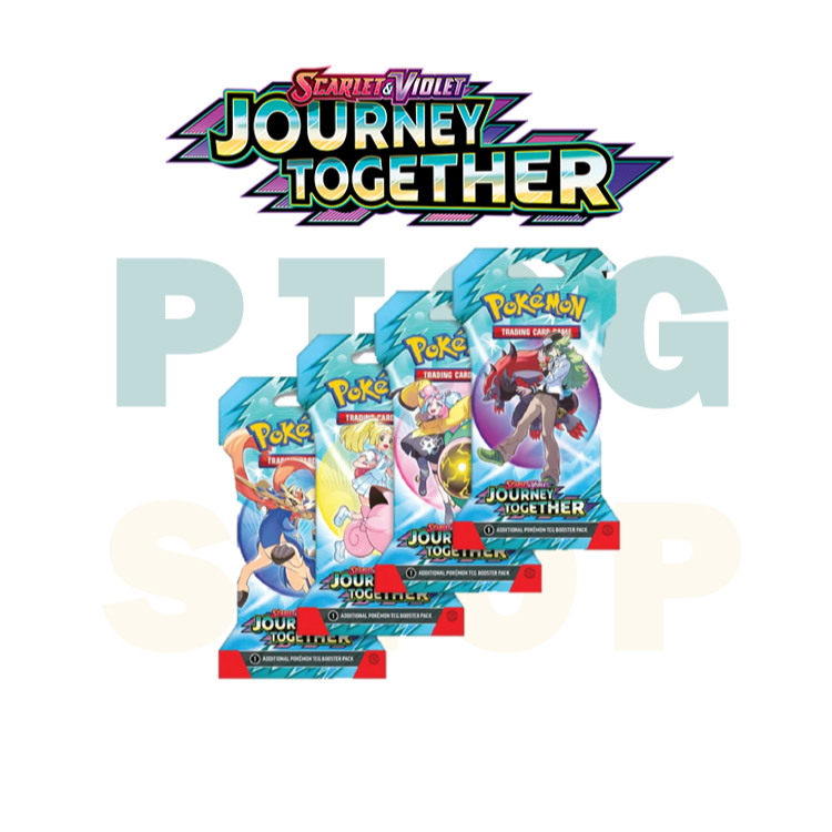 Journey Together Sleeved Booster (SV09) - Pokemon TCG card box pack ...