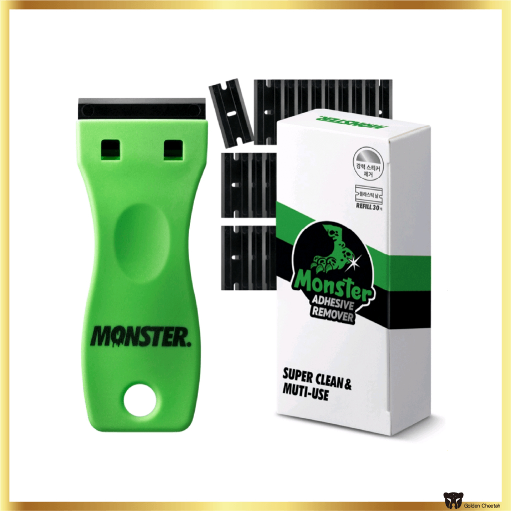 MONSTER CLEAR GEL Multi Scraper Set with 30 Refill Blades | Shopee ...