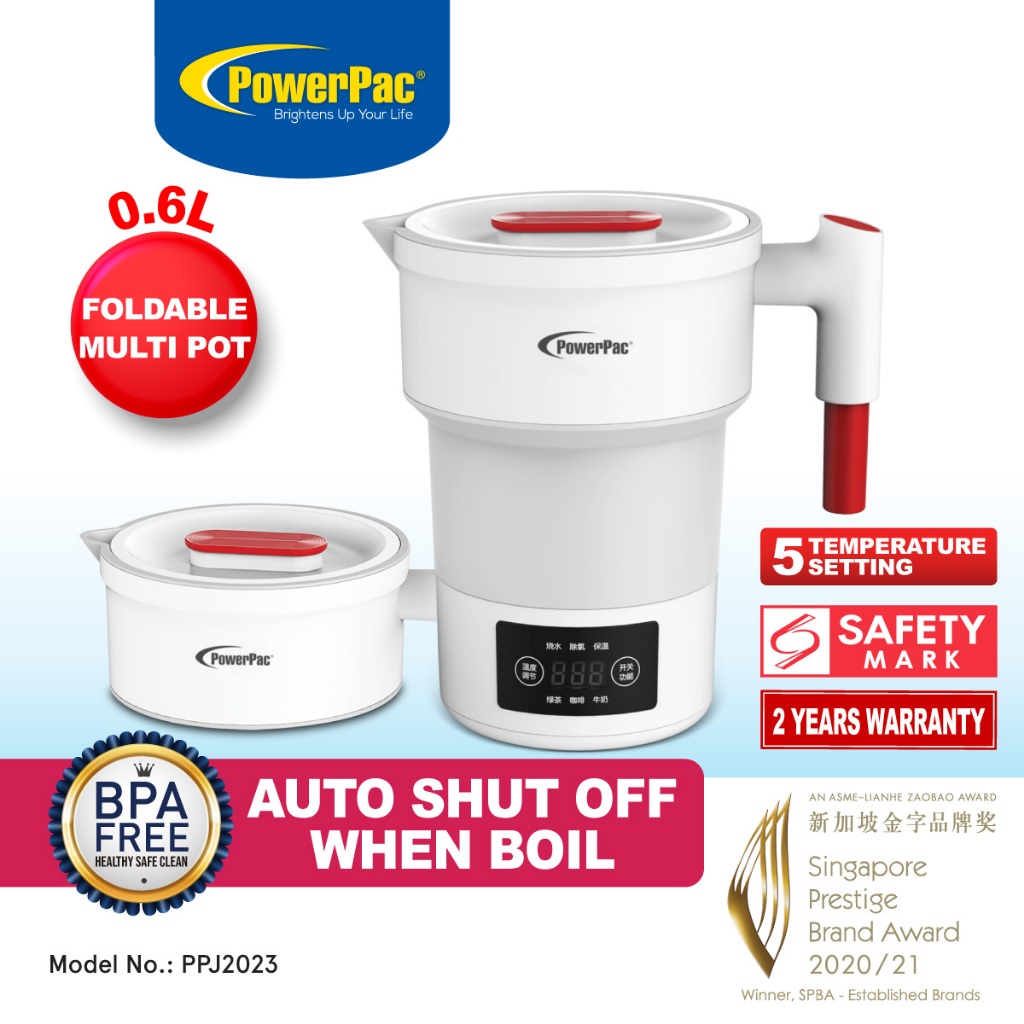 PowerPac Travel Jug, Universal Kettle Jug, Travel Jug, Foldable Jug ...