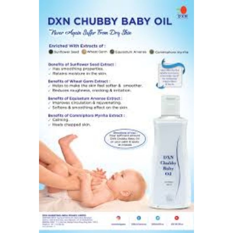 DXN Baby's Chubby Oil (200ml) | Shopee Singapore