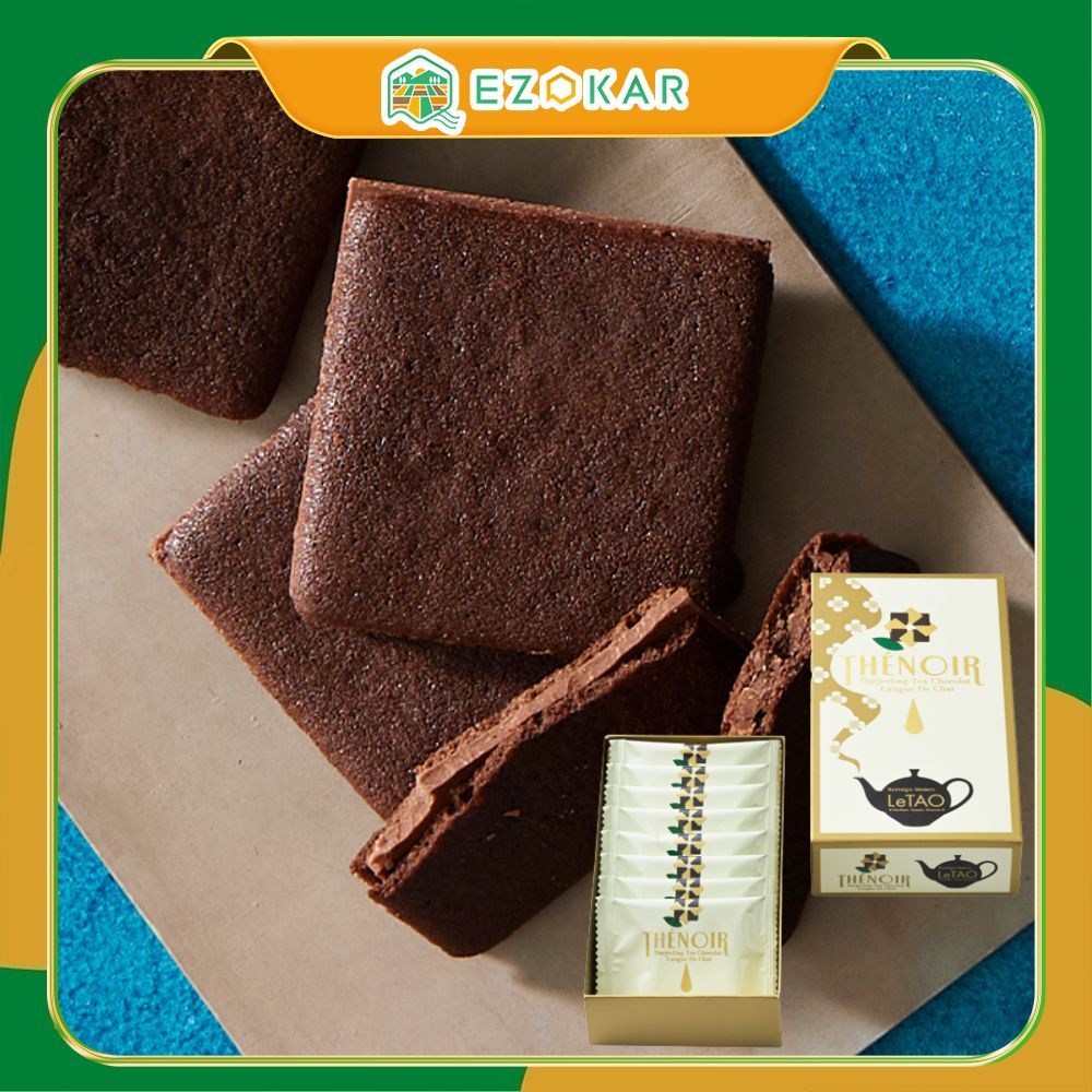 【Direct shipping from Japan】 LeTAO Otaru Black Tea Chocolate Sandwich Biscuits Reloaded 9pcs ...
