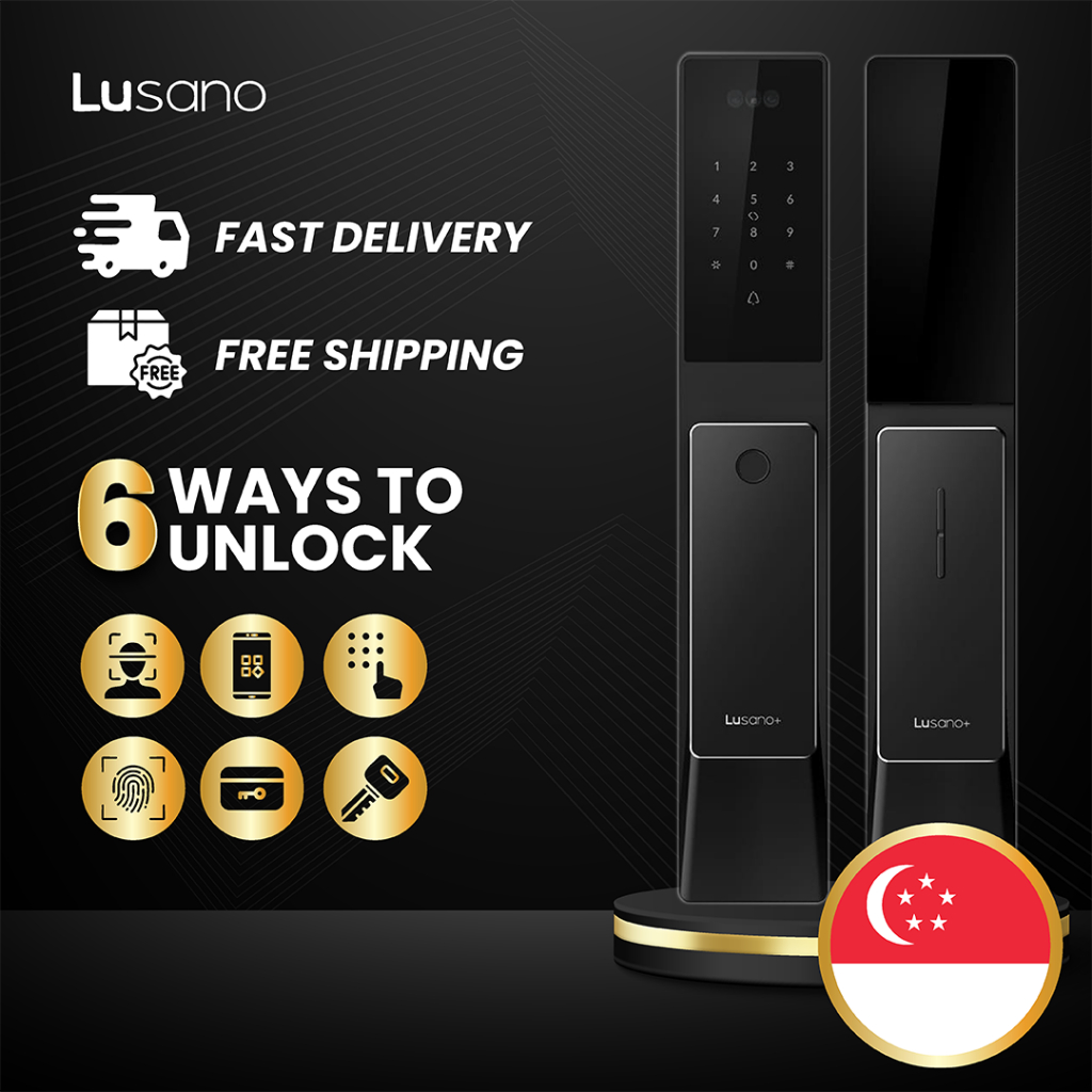 [BEST BUY] Lusano Space X+ Push Pull Digital lock (Mika Black) | Shopee ...
