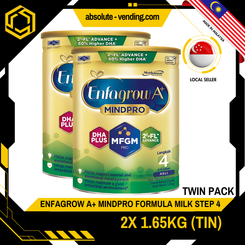 *[TWIN PACK] ENFAGROW A+ Mind Pro Formula Milk (Step 4) 1.65KG X 2 (TIN ...