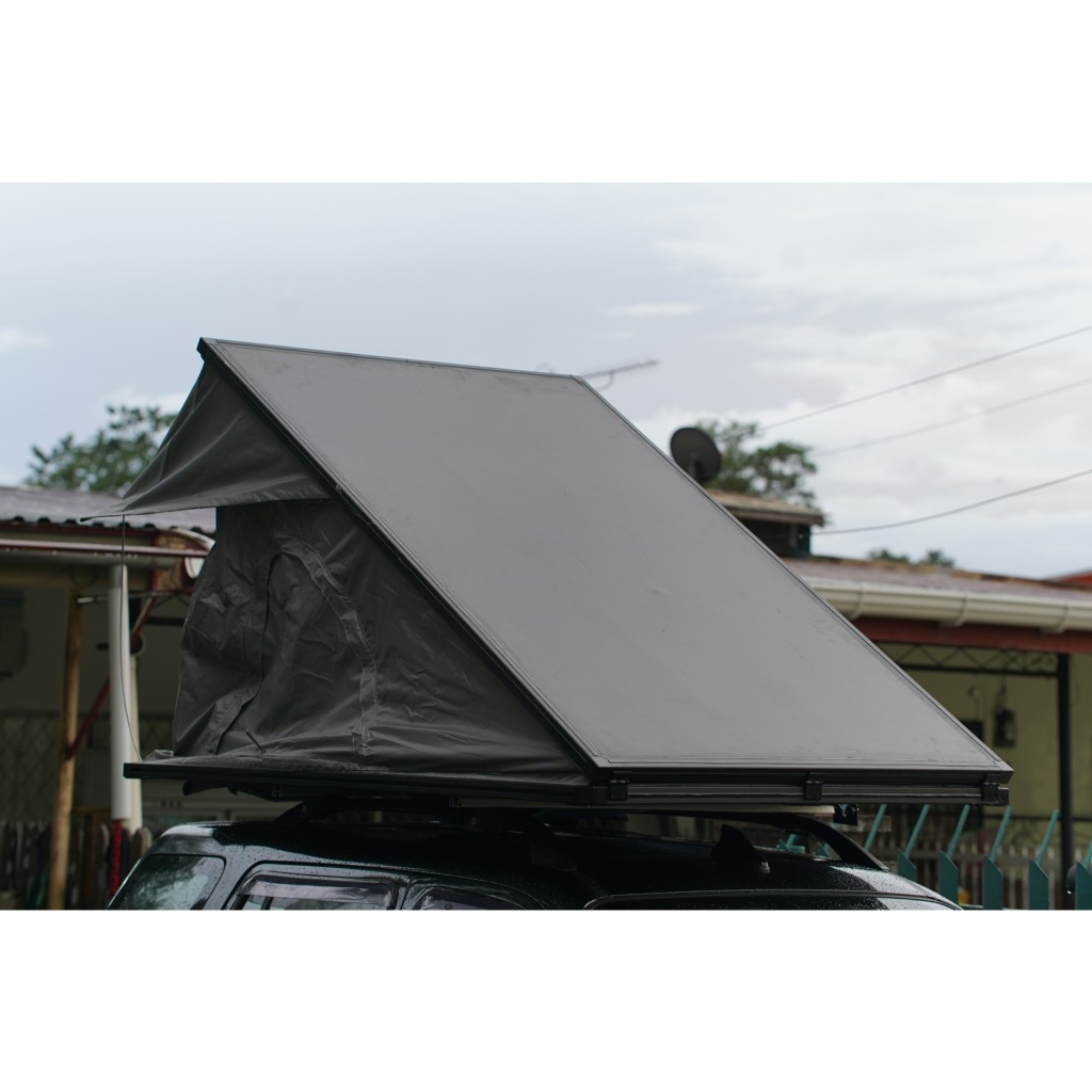 Hannibal Stealth Roof Top Tent 1.3 x 2.0m Camping Outdoor Hard shell ...