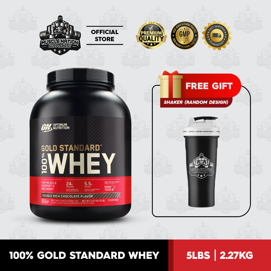 Optimum Nutrition Gold Standard Whey 5lbs - 100% Whey Protein Powder ...