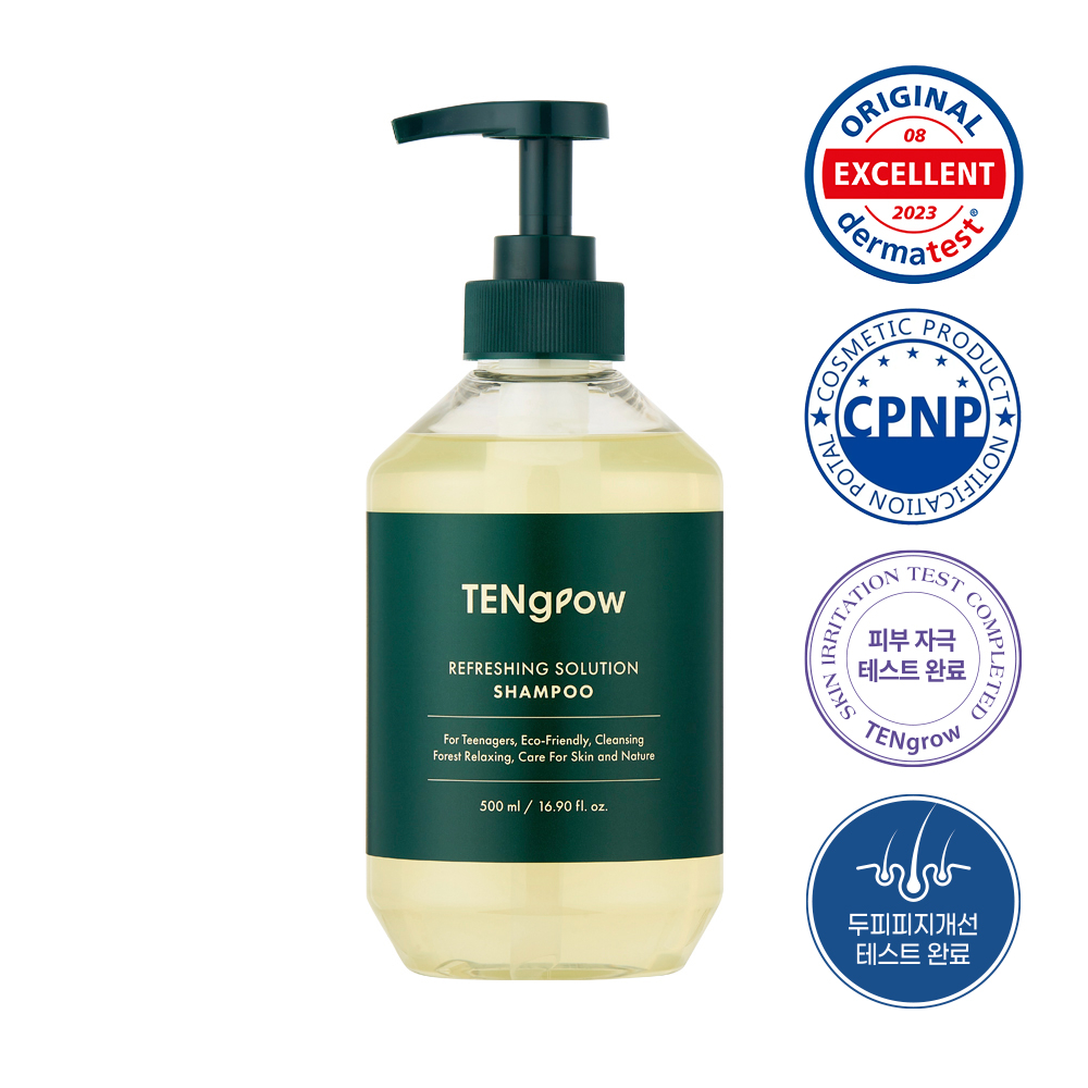 TENgrow Shampoo for Teens - Natural Botanical Extracts, Synthetic ...