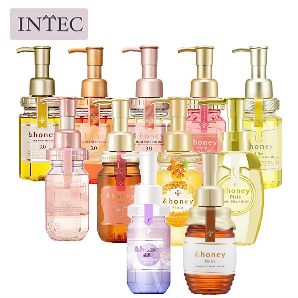 【Direct from Japan】&honey Organic Hair Oil (3.0) 75, 100mL Hair Milk 160mL / Deep Moist & Shine ...