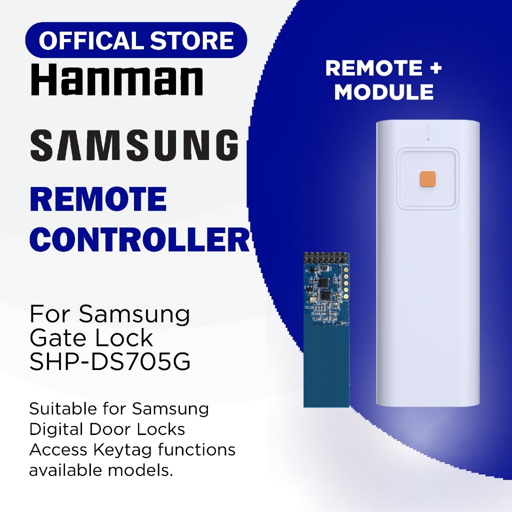 REMOTE CONTROLLER FOR SAMSUNG DIGITAL DOOR LOCK, SAMSUNG GATE LOCK SHP ...