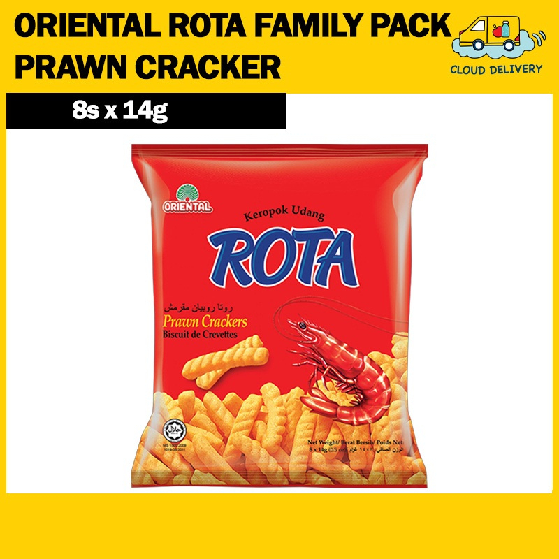 Oriental Rota Family Pack Prawn Cracker (8 x 14g) | Shopee Singapore