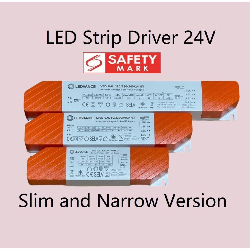 Safety Mark LED Strip Driver 24V | Shopee Singapore