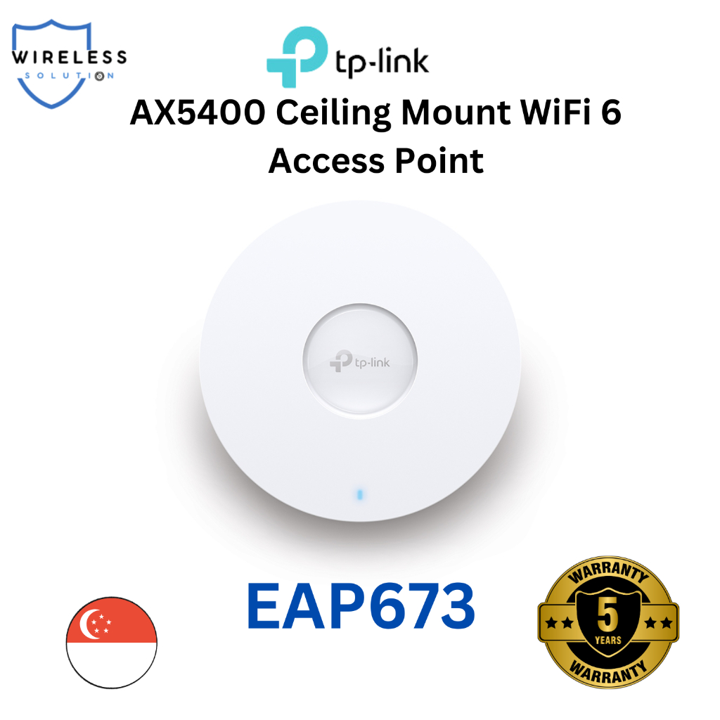 [SG LOCAL] EAP673 EAP670 AX5400 Ceiling Mount WiFi 6 Access Point AP ...