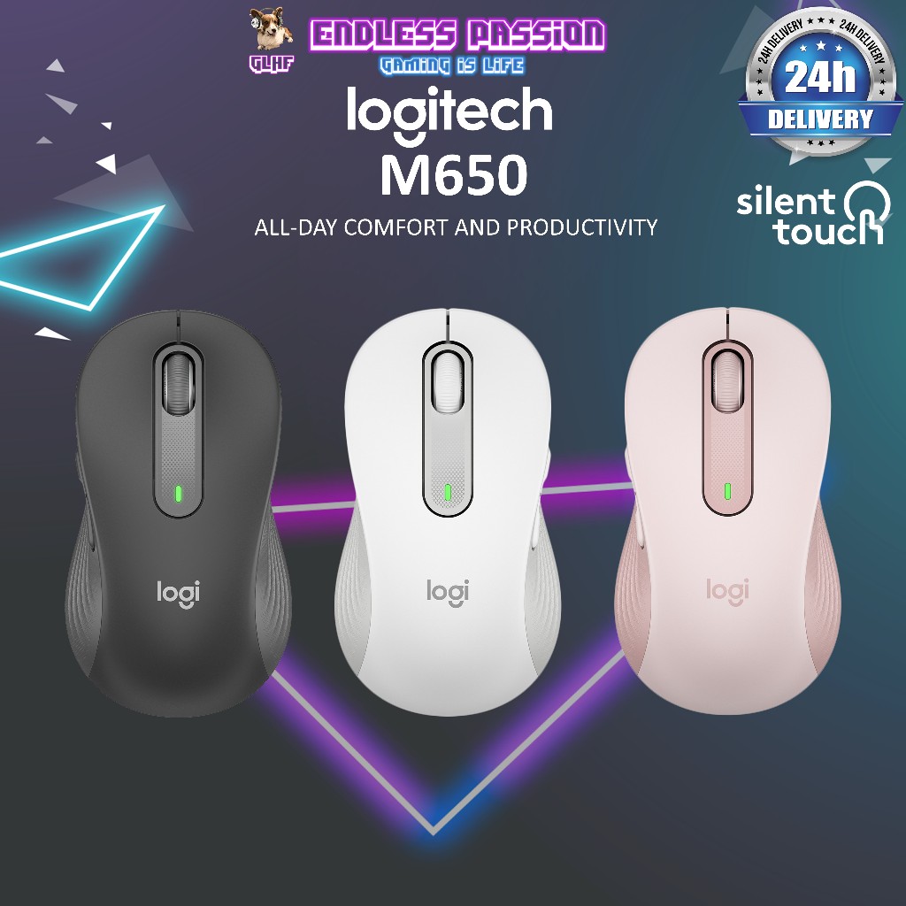Logitech Signature M650 Wireless Mouse | Shopee Singapore