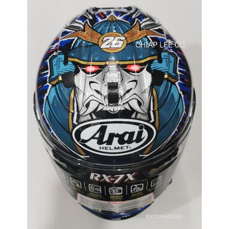 Arai RX7X PEDROSA SHOGUN (NEW) PSB APPROVED | Shopee Singapore